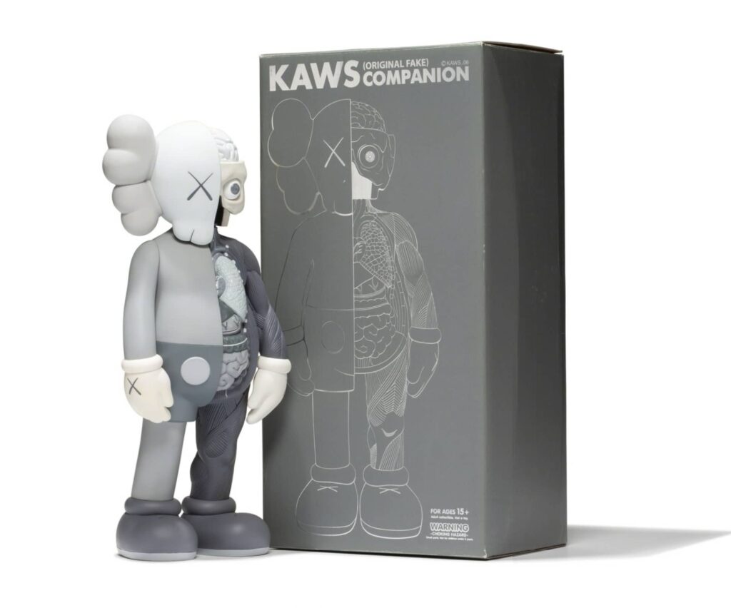 KAWS Dissected Companion 5YL Grey – KawsToy