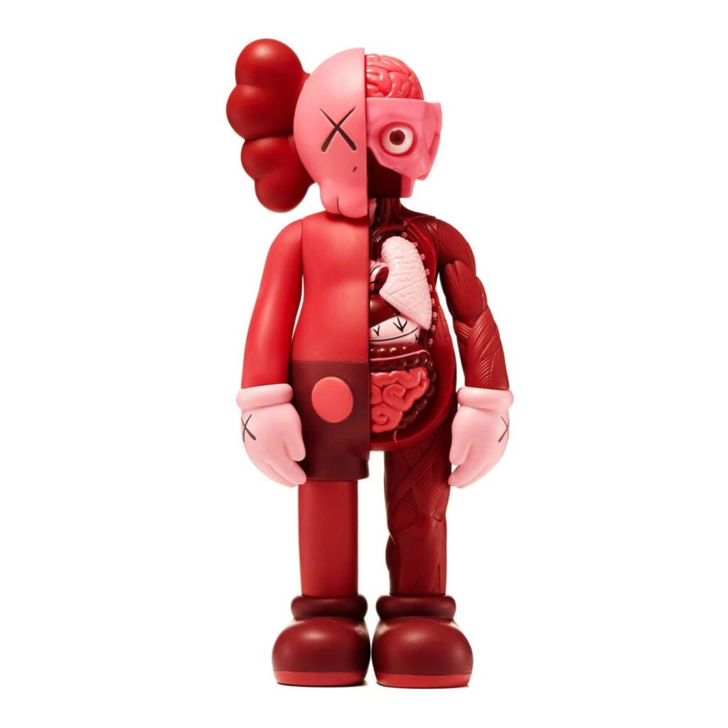 KAWS Dissected Blush Companion Red – KawsToy